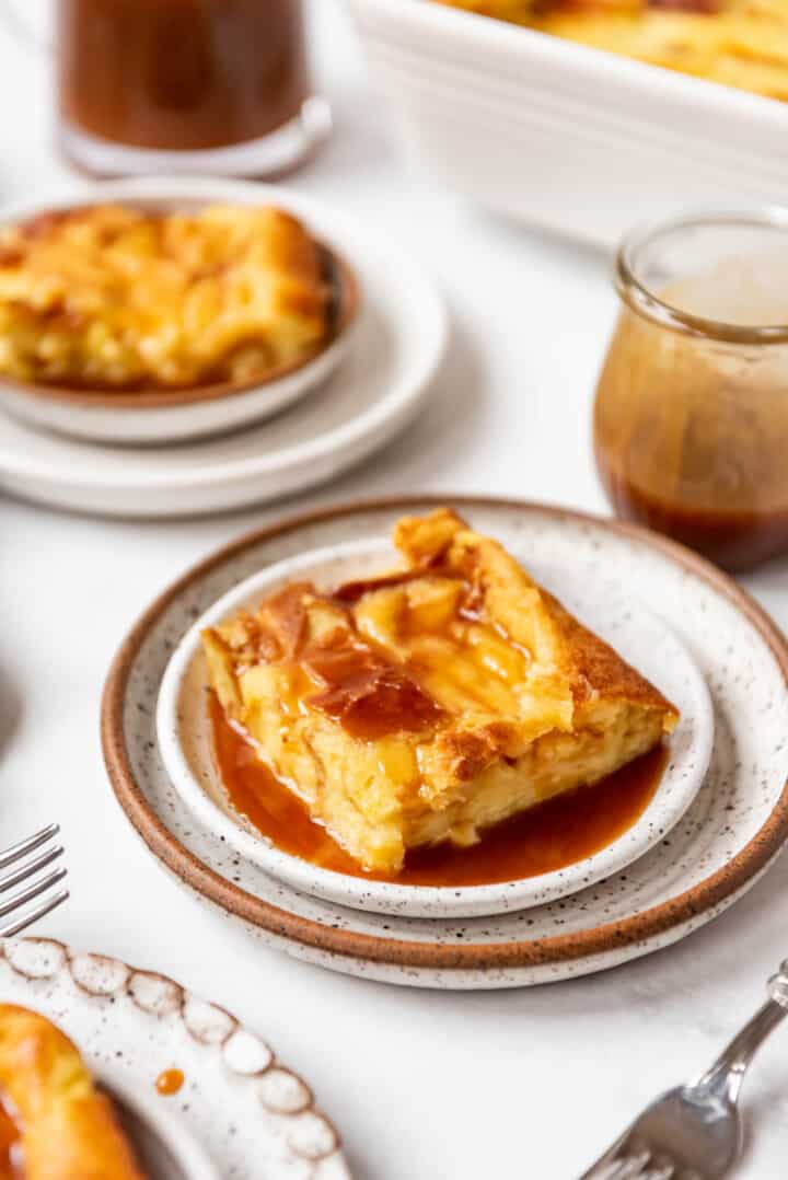 Best Bread Pudding Recipe (with Caramel Sauce) - House of Nash Eats
