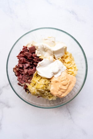 Easy Hot Reuben Dip Recipe (Oven or Slow Cooker)