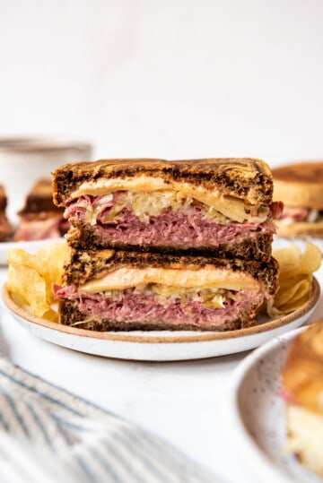 Classic Reuben Sandwich Recipe with Russian Dressing