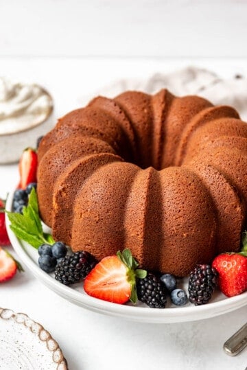 Easy Cream Cheese Pound Cake Recipe (So Moist!) - House of Nash Eats