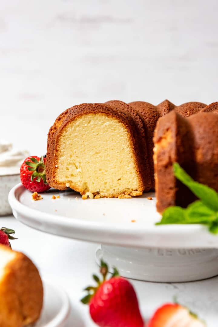 Easy Cream Cheese Pound Cake Recipe (So Moist!) - House of Nash Eats