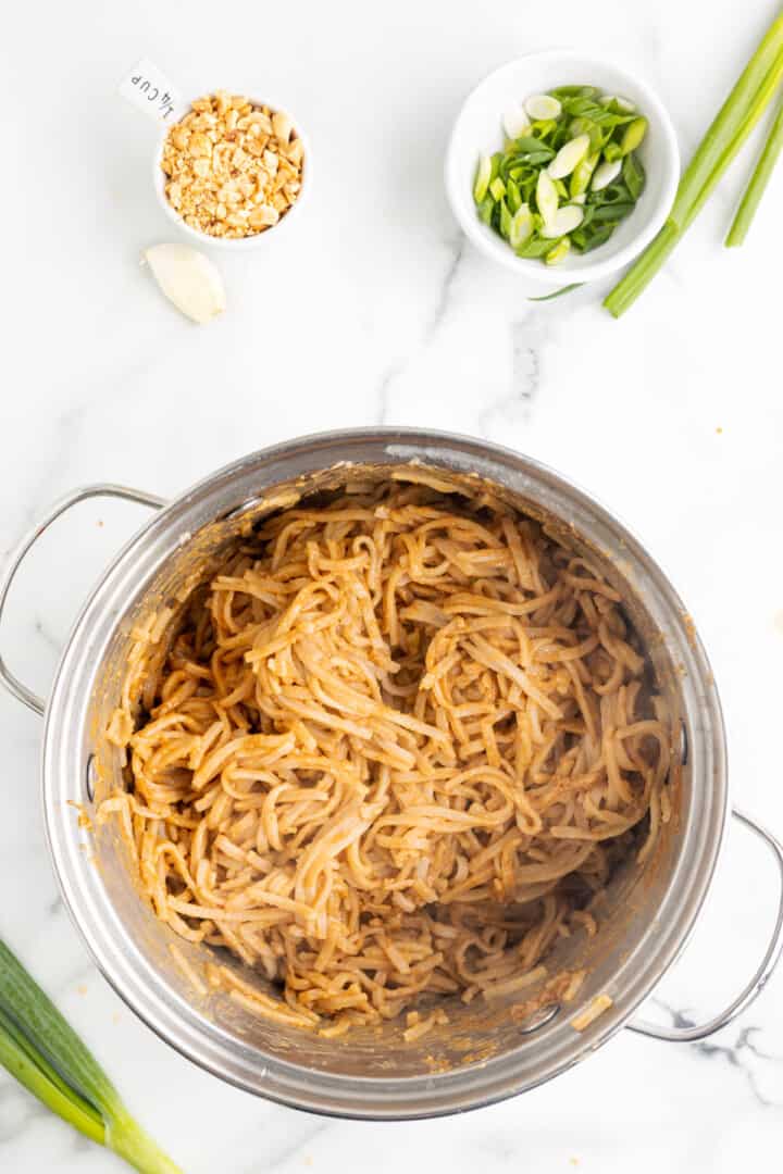 Easy Thai Peanut Sauce Noodles - House of Nash Eats
