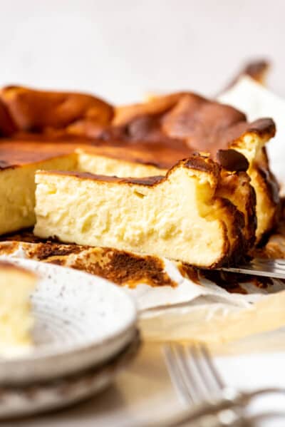 Easy Basque Burnt Cheesecake - House of Nash Eats