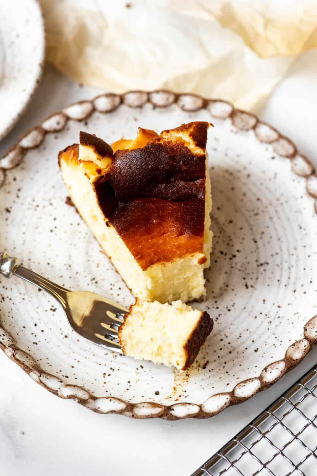 Easy Basque Burnt Cheesecake - House of Nash Eats
