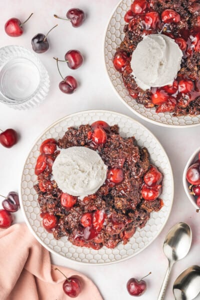 Chocolate Cherry Dump Cake - House of Nash Eats