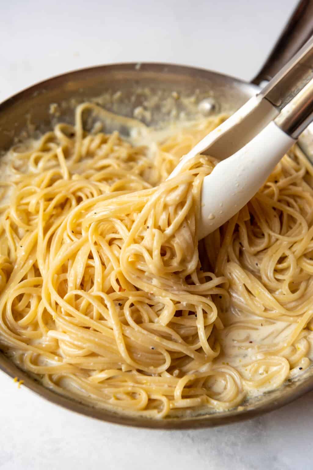 Easy Lemon Pasta (Pasta al Limone) - House of Nash Eats