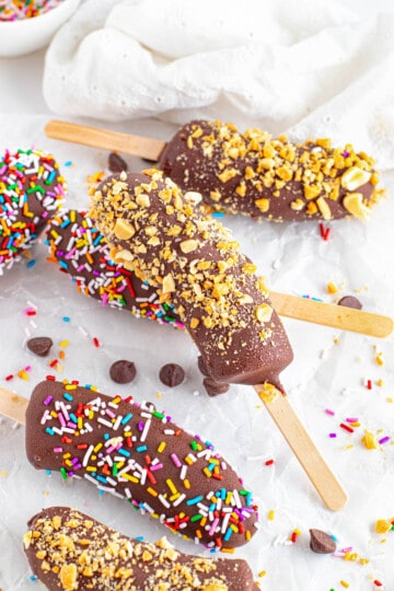 Chocolate Covered Frozen Bananas - House of Nash Eats