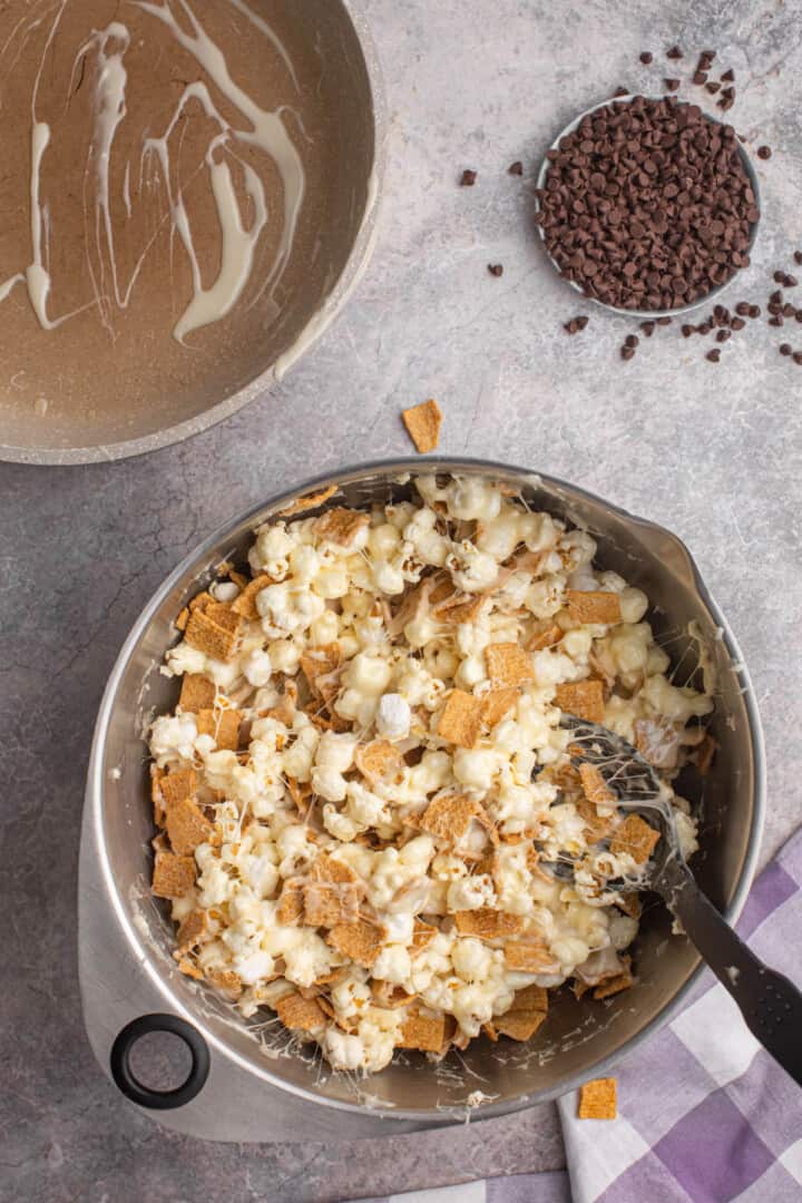 Easy S'mores Popcorn Balls - House of Nash Eats