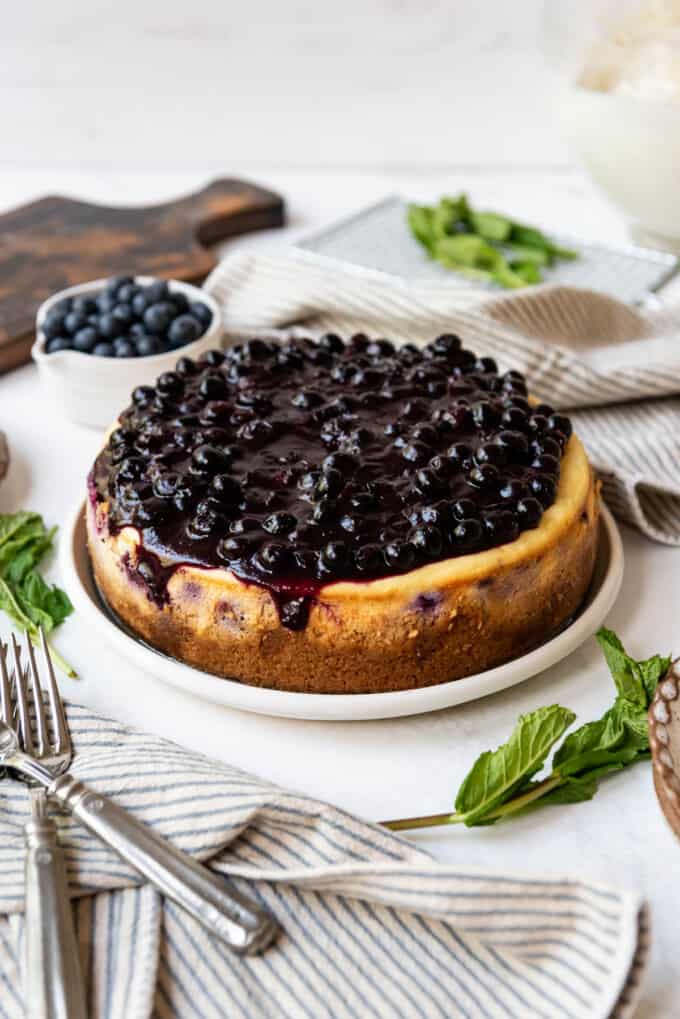 Blueberry Cheesecake - House of Nash Eats