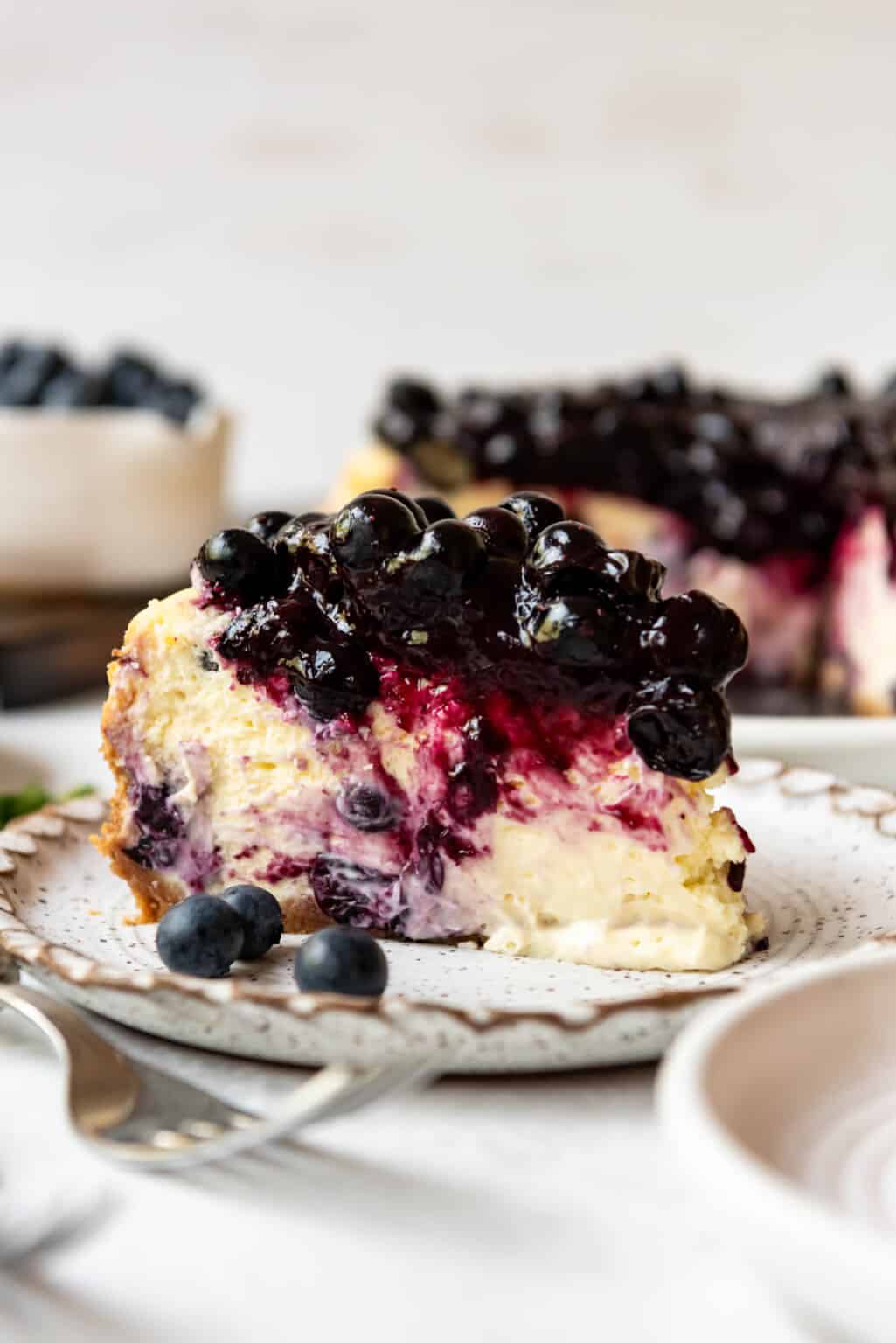 Blueberry Cheesecake - House of Nash Eats