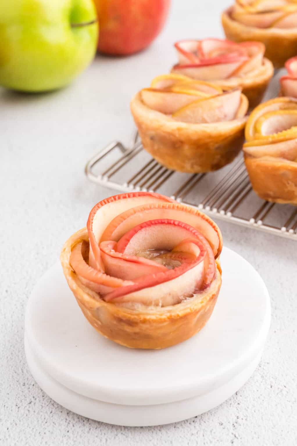 Easy Puff Pastry Apple Roses - House of Nash Eats