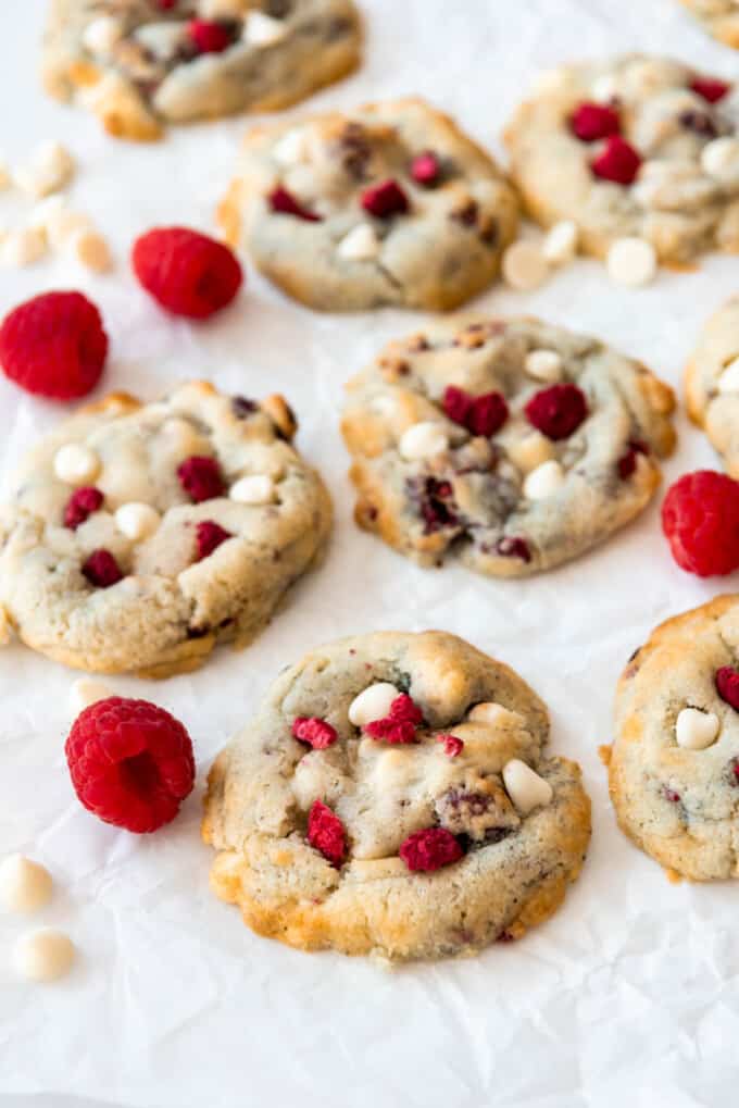 Raspberry Cheesecake Cookies - House of Nash Eats