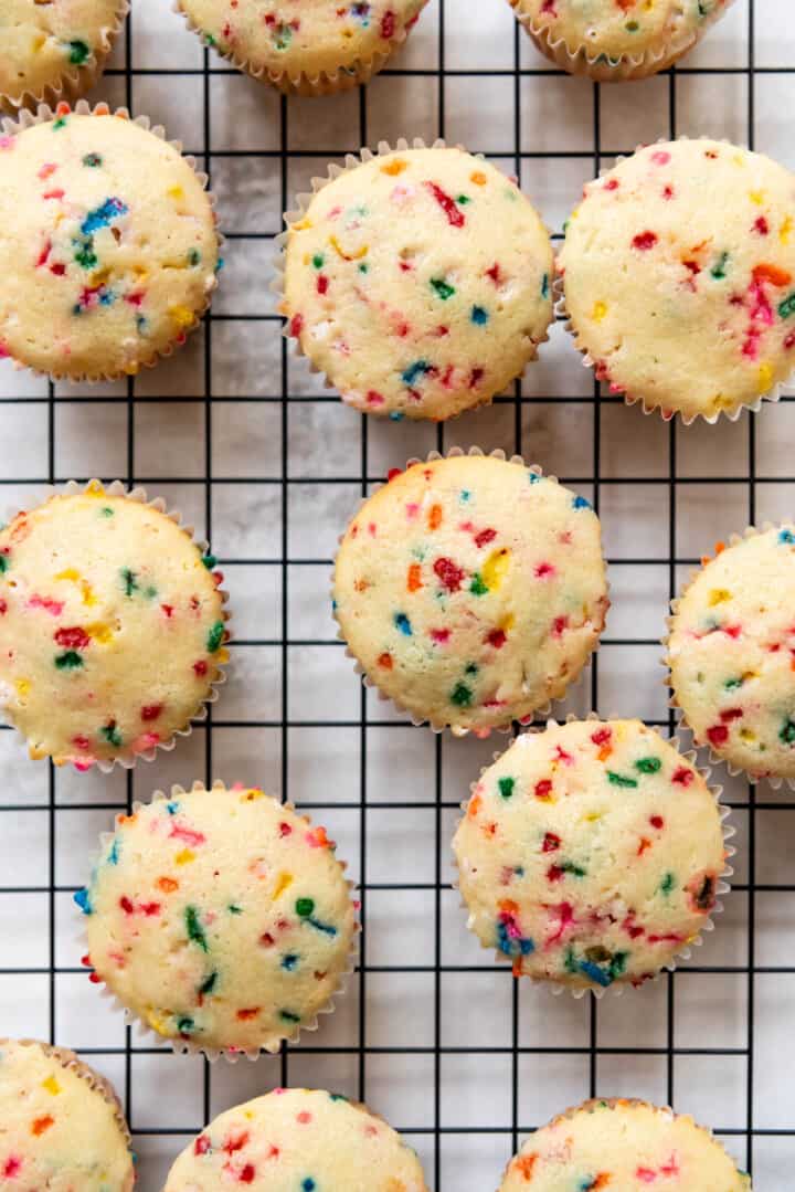 Fluffy Funfetti Cupcakes (from Scratch) - House of Nash Eats