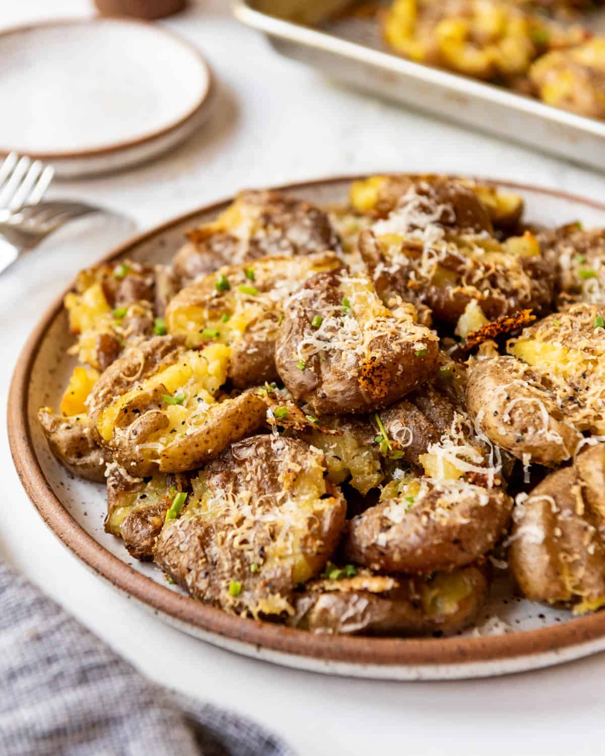 Crispy Smashed Potatoes - House of Nash Eats