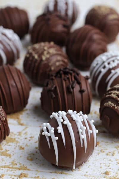Easy Chocolate Cheesecake Truffles - House of Nash Eats