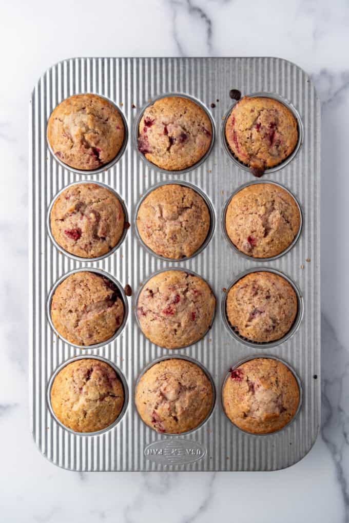 Leftover Cranberry Sauce Muffins - House of Nash Eats