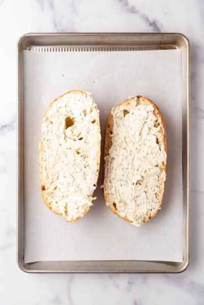 Cheesy Mozzarella Garlic Bread - House of Nash Eats