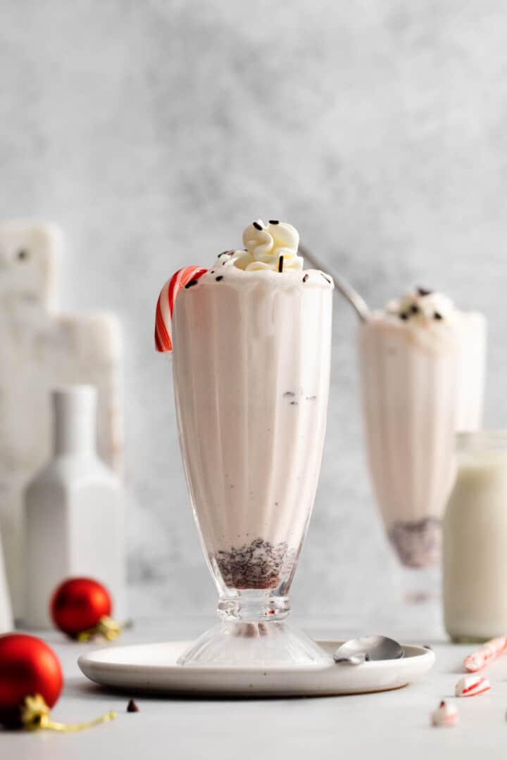 Peppermint Bark Milkshake - House of Nash Eats