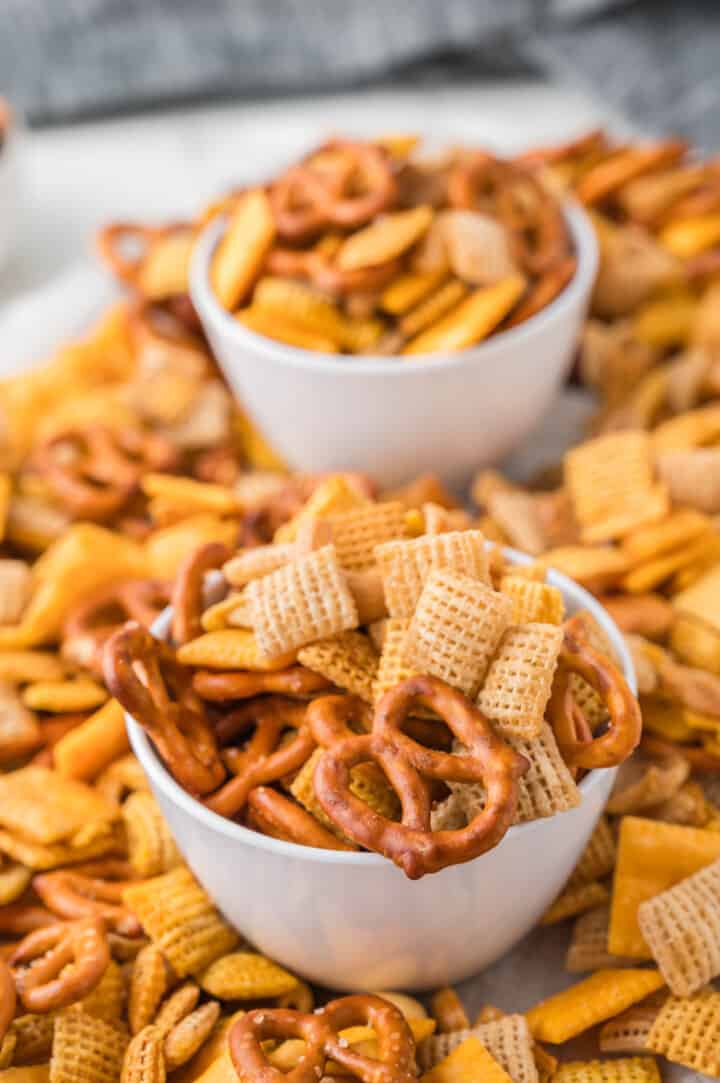 Classic Homemade Chex Mix - House of Nash Eats
