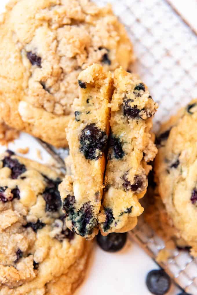 Blueberry Muffin Cookies - House of Nash Eats