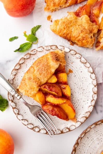 Fresh Peach Galette - House of Nash Eats