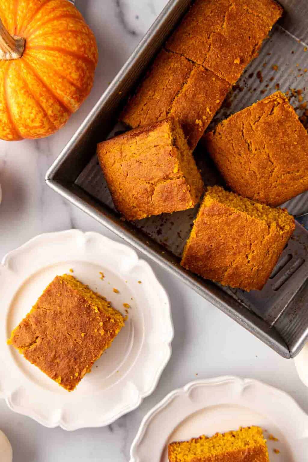 Moist Pumpkin Cornbread - House of Nash Eats