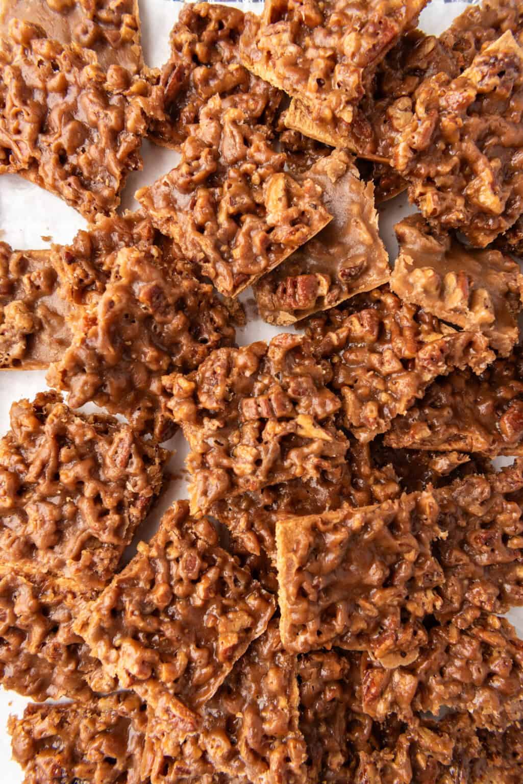 Easy Pecan Pie Bark - House of Nash Eats