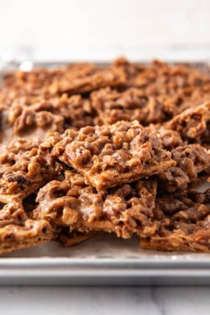 Easy Pecan Pie Bark - House of Nash Eats