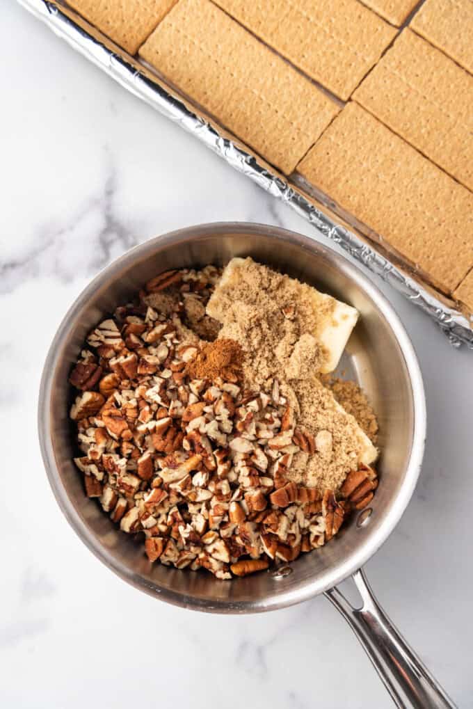 Easy Pecan Pie Bark - House of Nash Eats