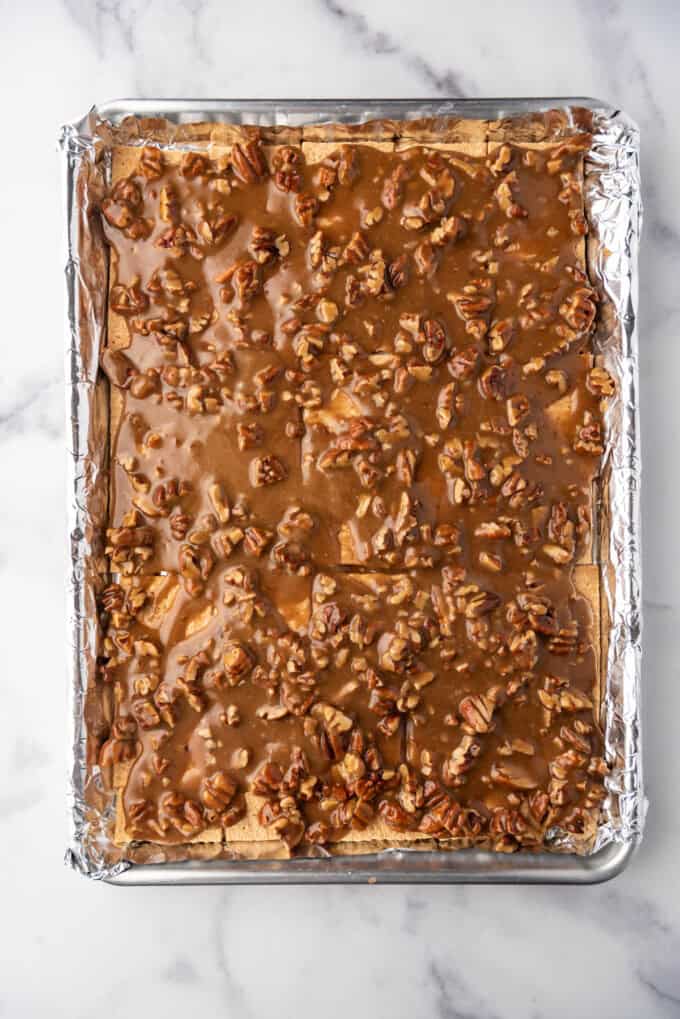 Easy Pecan Pie Bark - House of Nash Eats