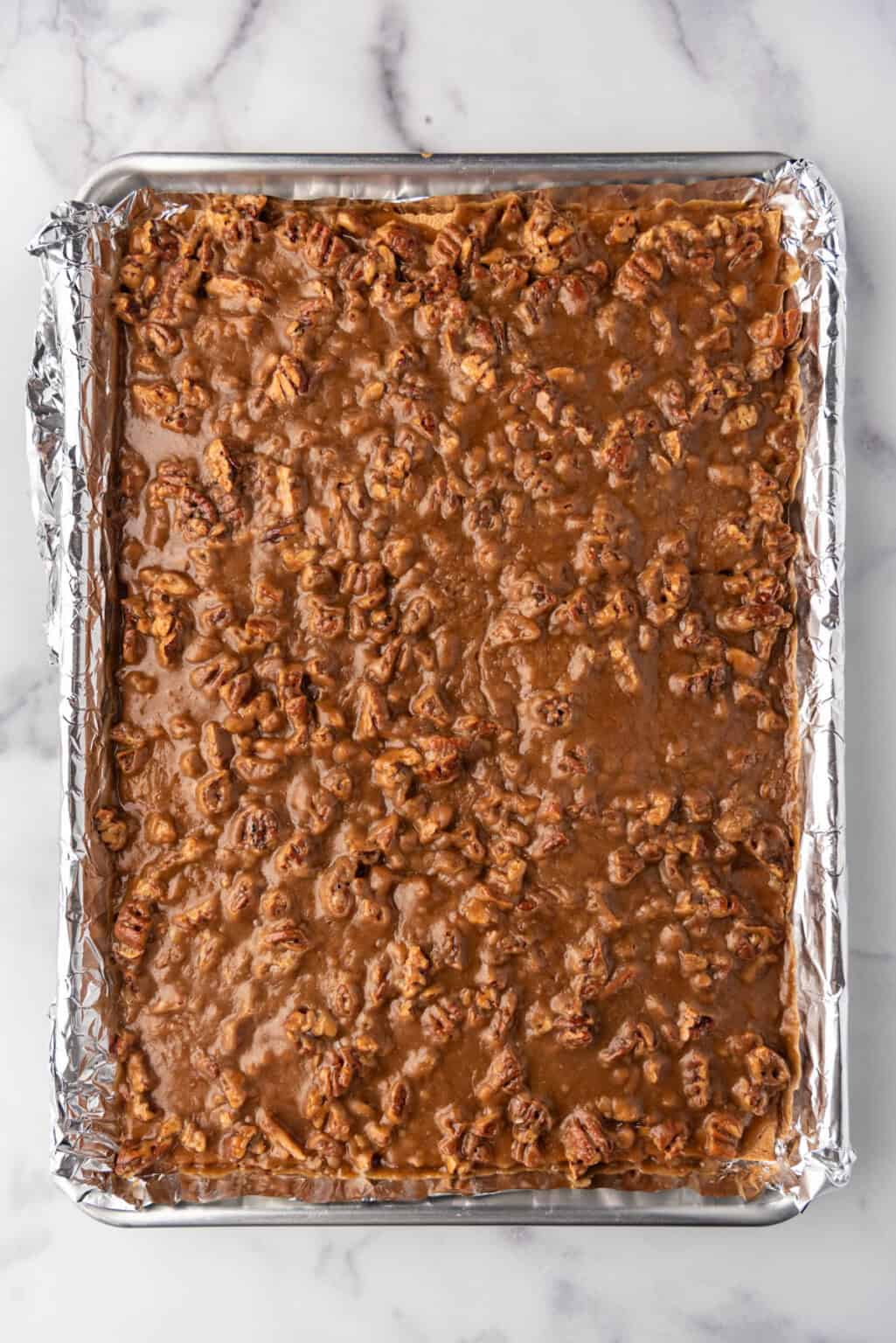Easy Pecan Pie Bark - House of Nash Eats