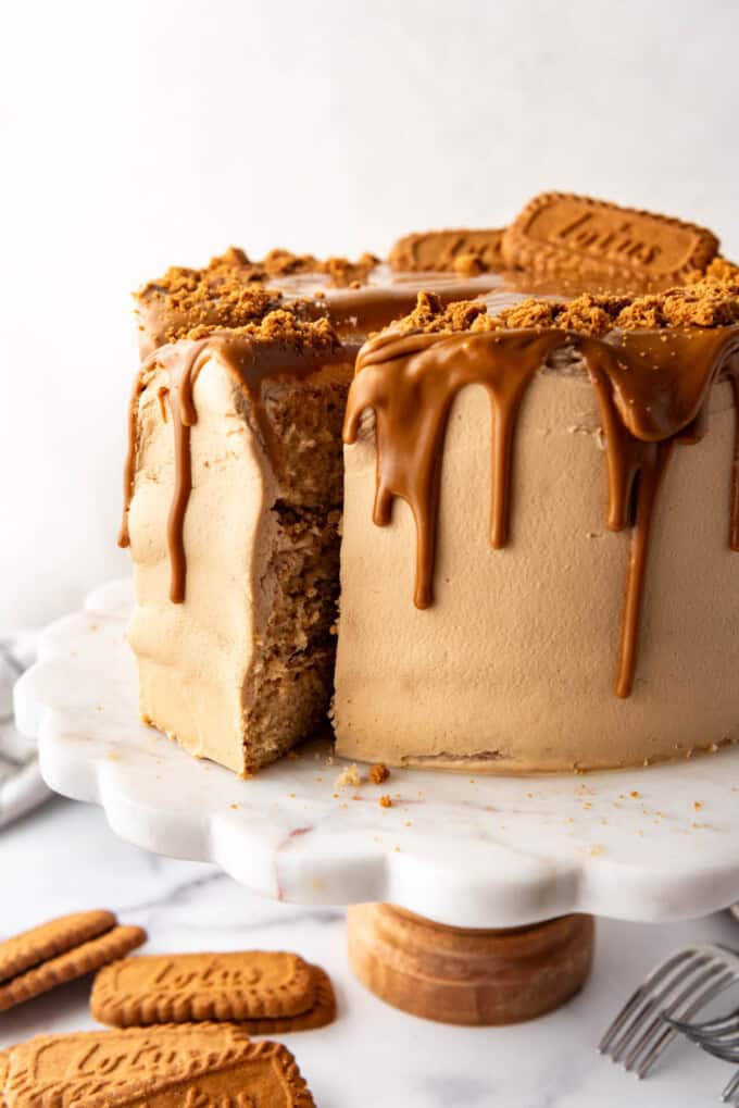 Biscoff Cookie Butter Cake - House of Nash Eats
