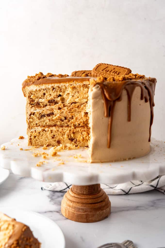 Biscoff Cookie Butter Cake - House of Nash Eats