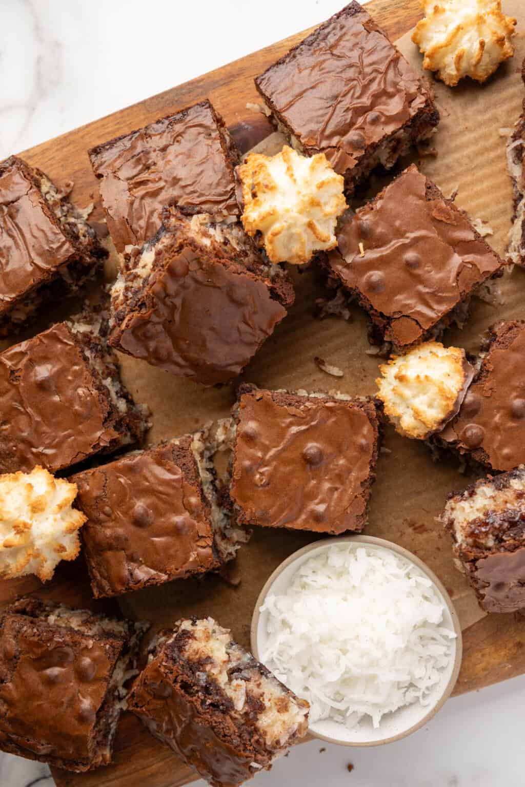 Coconut Macaroon Brownies - House of Nash Eats