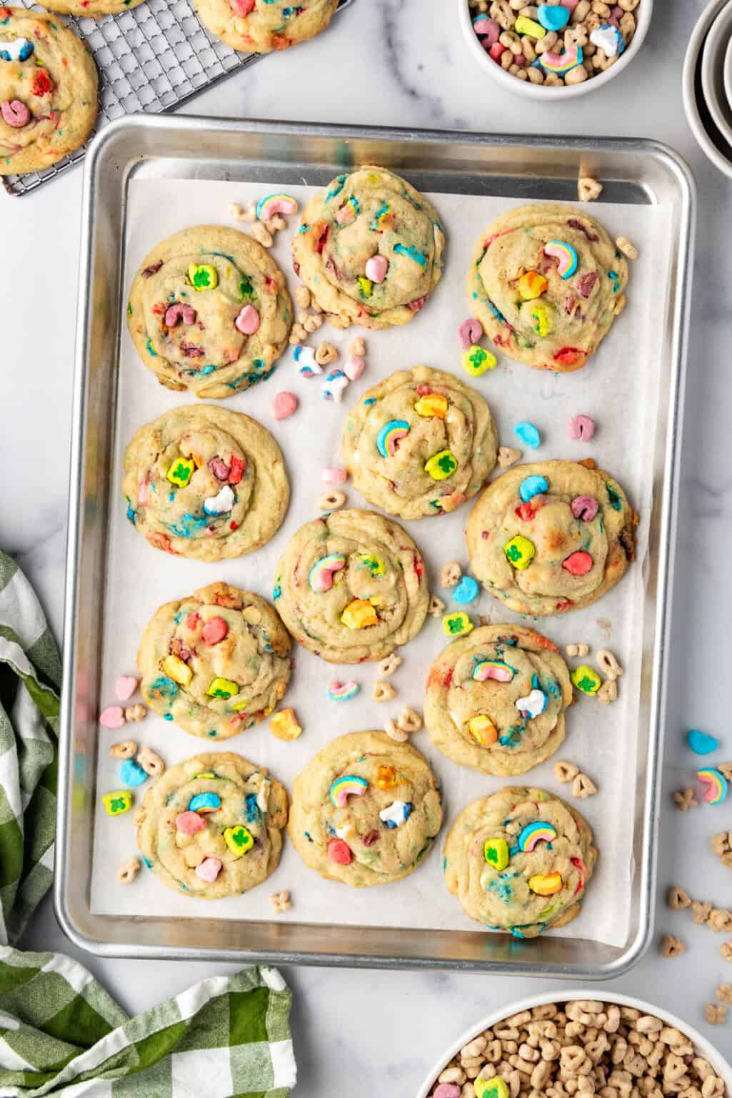 Lucky Charms Cookies - House of Nash Eats
