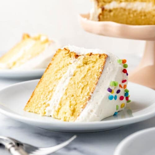 Perfect Vanilla Cake (from scratch!) - House of Nash Eats