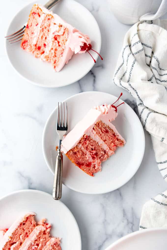 Vintage Maraschino Cherry Cake - House of Nash Eats