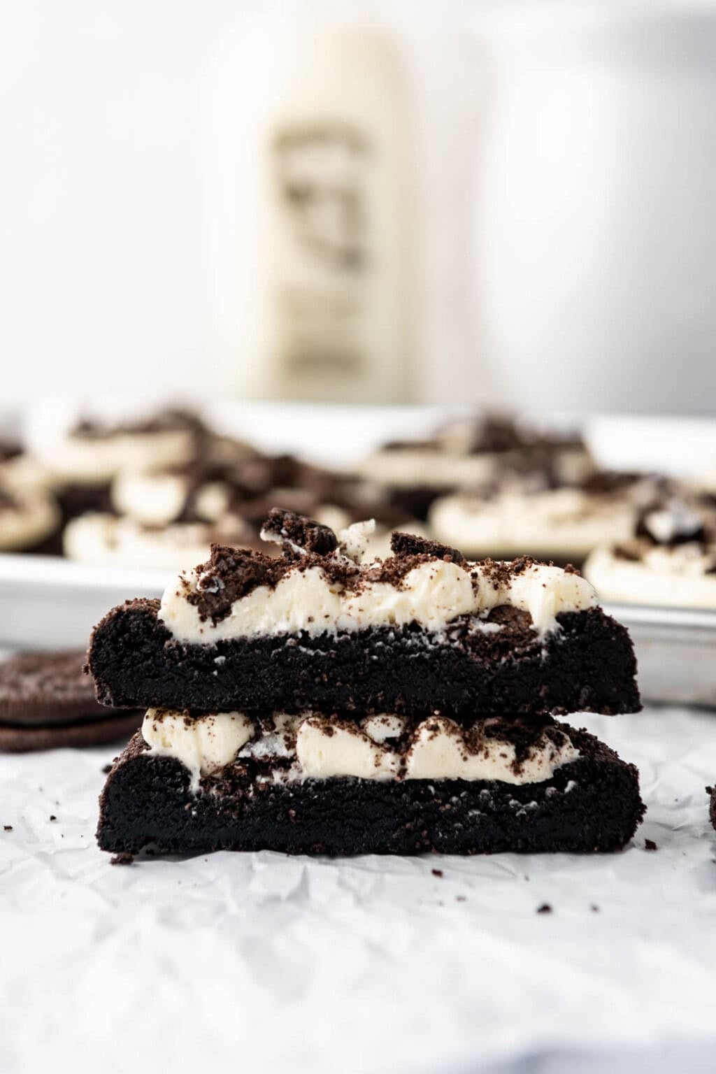 Crumbl Copycat Chocolate Oreo Cookies - House of Nash Eats