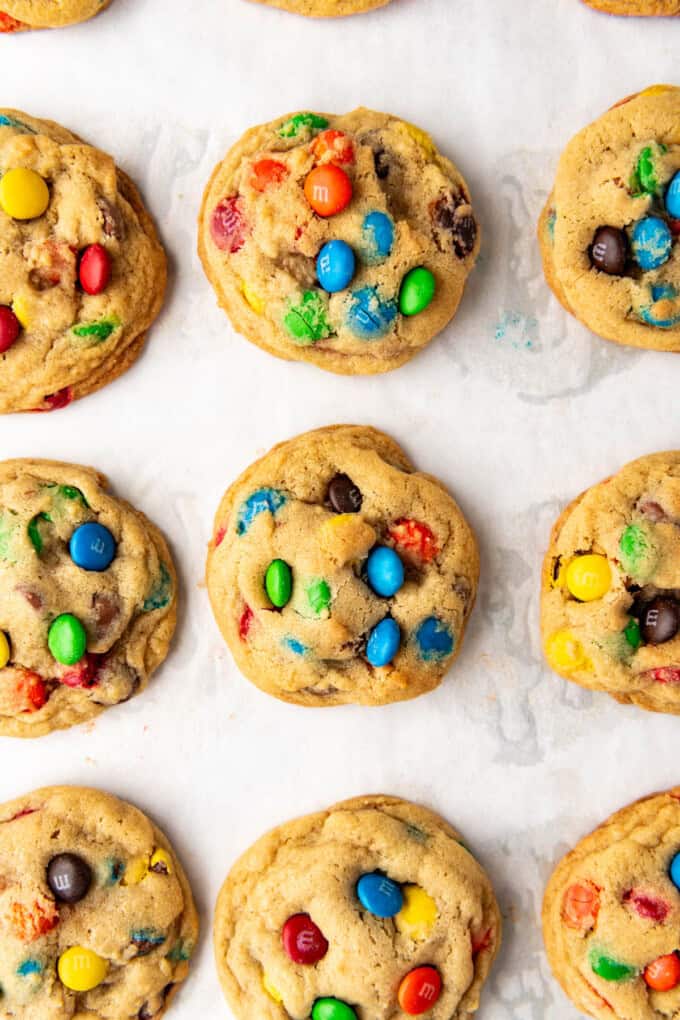 Soft and Chewy M&M Cookies | House of Nash Eats