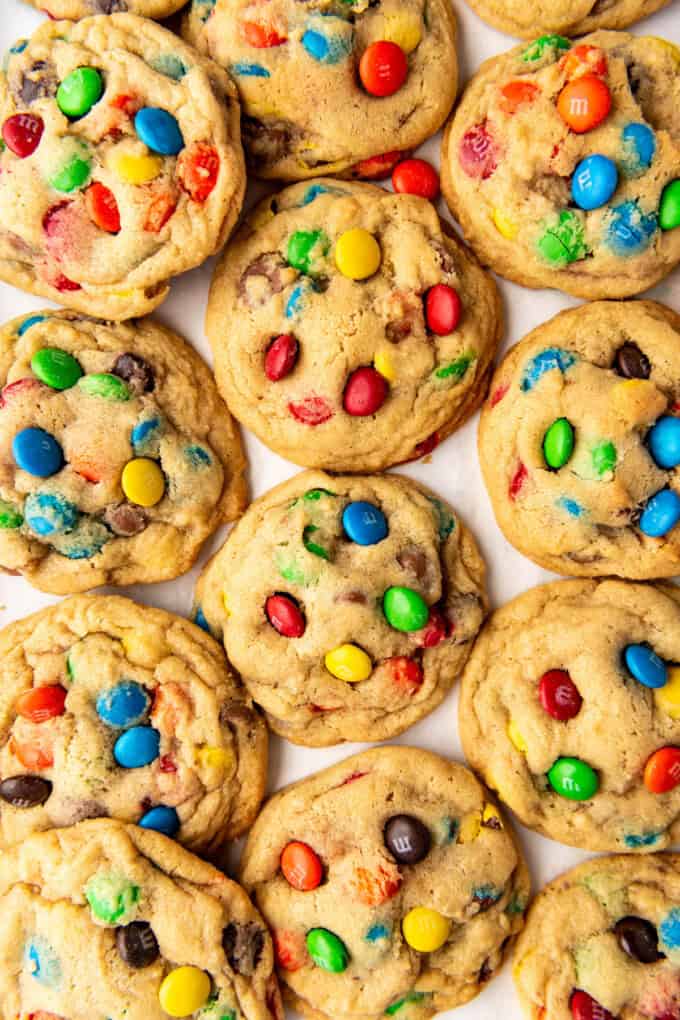 Soft and Chewy M&M Cookies | House of Nash Eats