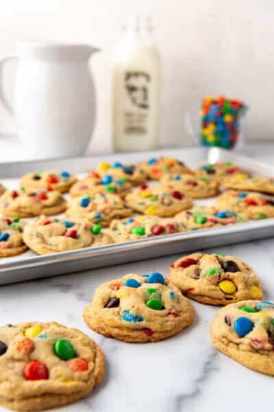Soft and Chewy M&M Cookies | House of Nash Eats