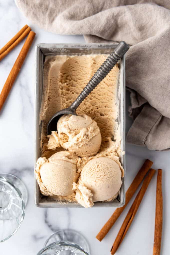 Homemade Cinnamon Ice Cream - House of Nash Eats