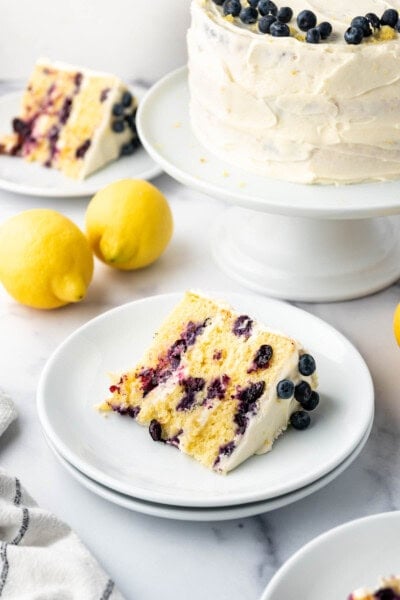 Lemon Blueberry Cake - House of Nash Eats