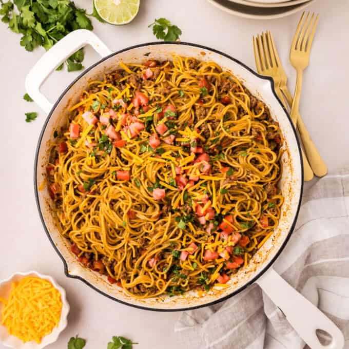 Taco Spaghetti - House of Nash Eats