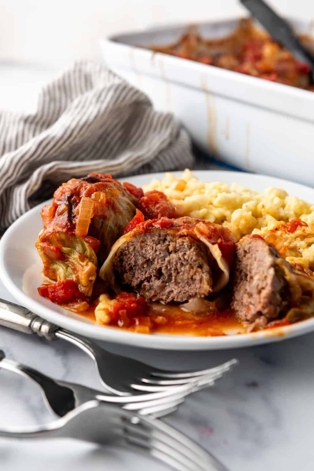 German Cabbage Rolls (Kohlrouladen) - House of Nash Eats