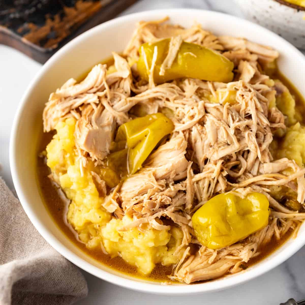 Slow Cooker Mississippi Chicken - House of Nash Eats