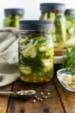 Quick Refrigerator Dill Pickles - House of Nash Eats
