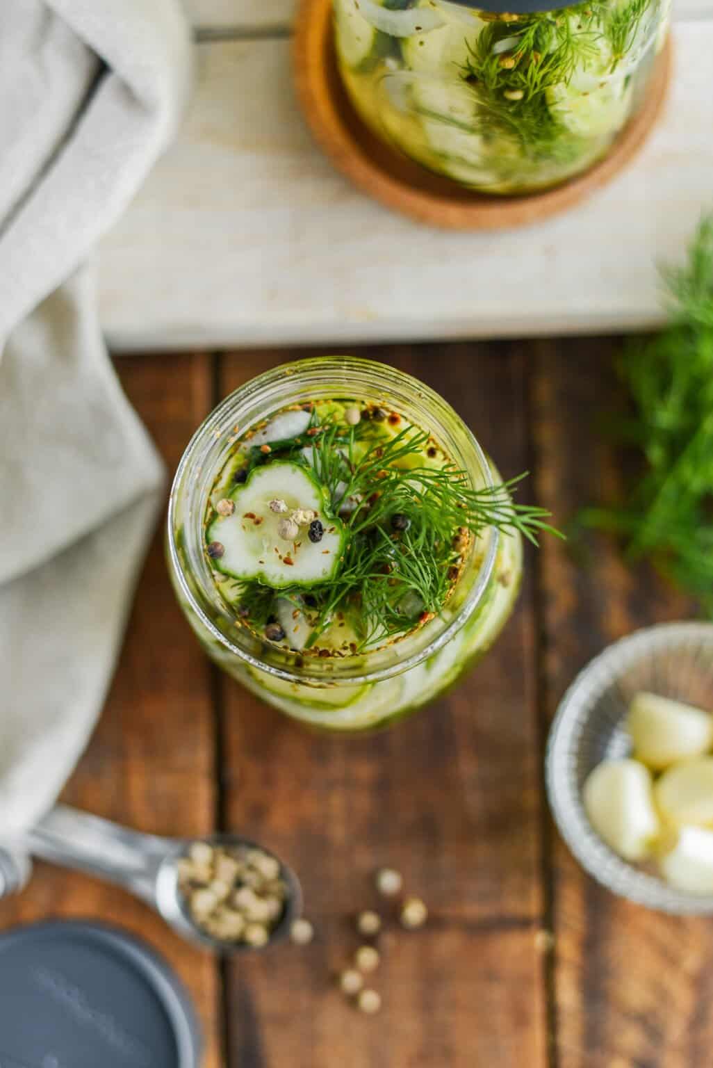 Quick Refrigerator Dill Pickles House Of Nash Eats