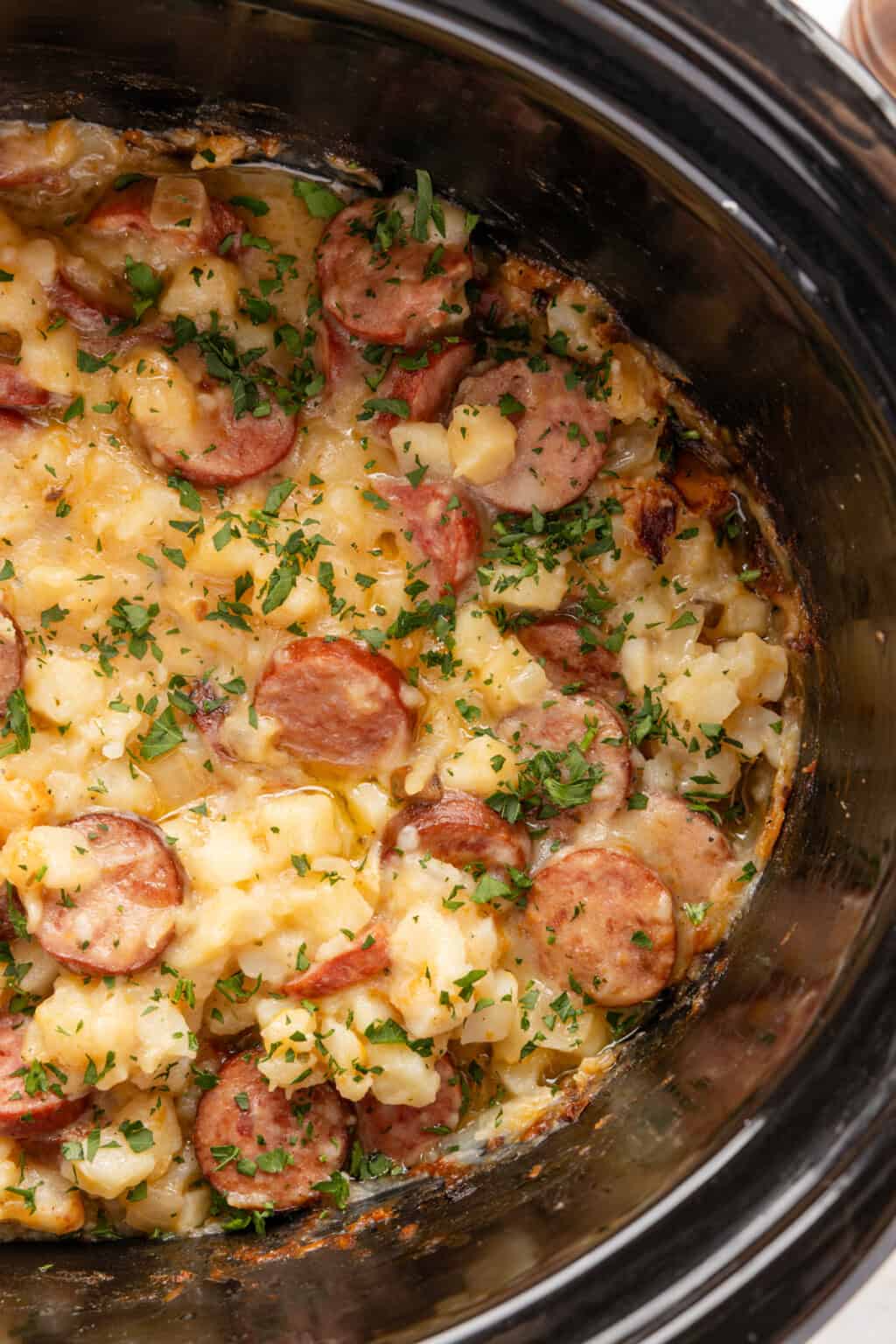 Slow Cooker Sausage Casserole - House of Nash Eats